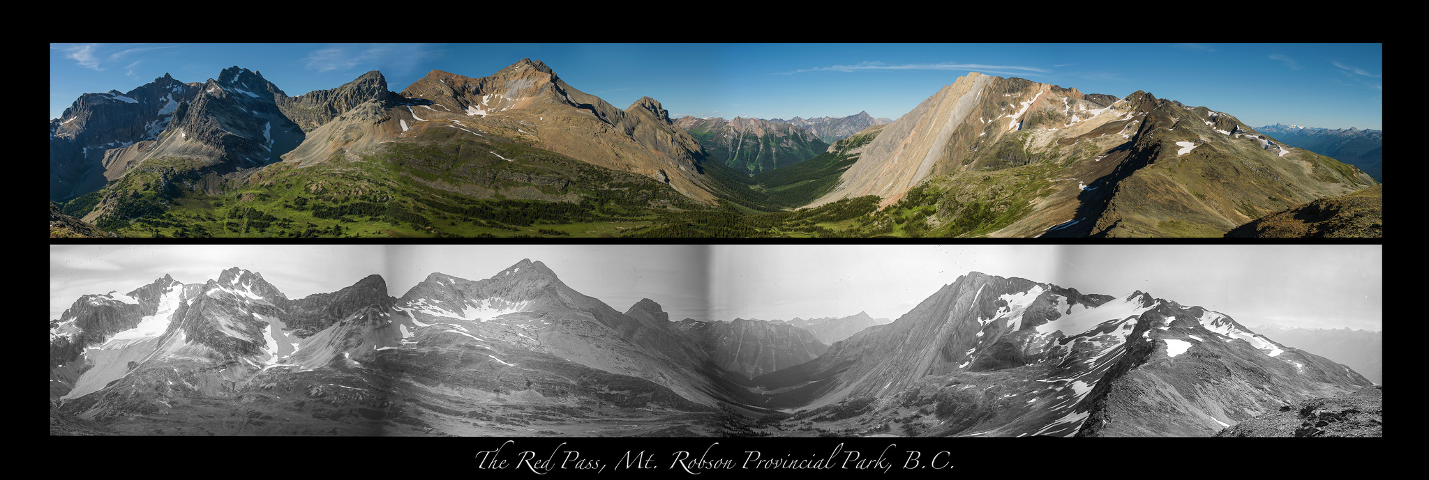 Visualizing 100 years of landscape change in Mount Robson Provincial ...