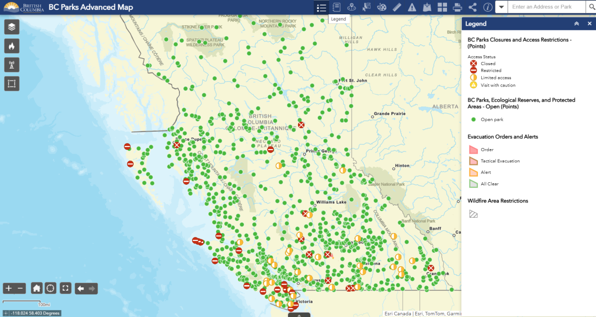 BC Parks maps – BC Parks Blog
