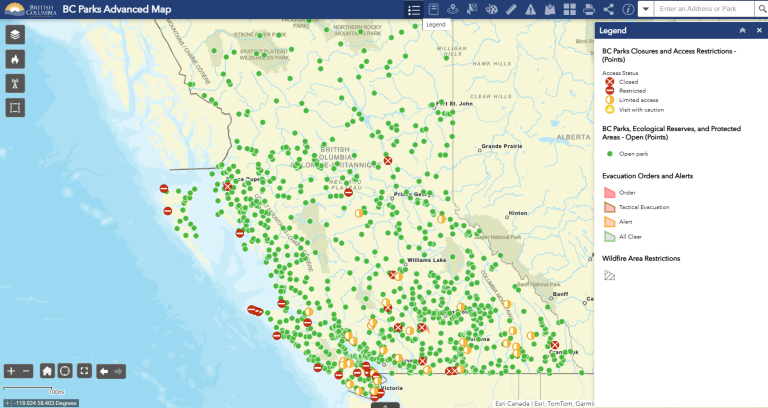 BC Parks maps – BC Parks Blog
