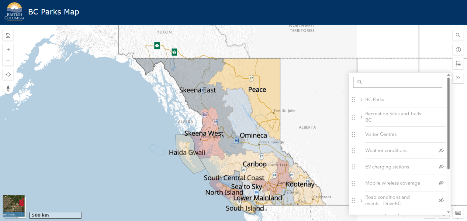 BC Parks maps – BC Parks Blog